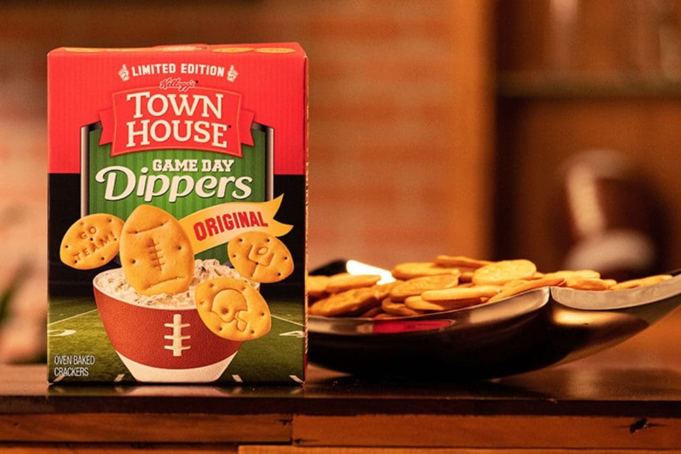 Kellogg’s Crackers brand Town House debuts football-shaped Game Day ...