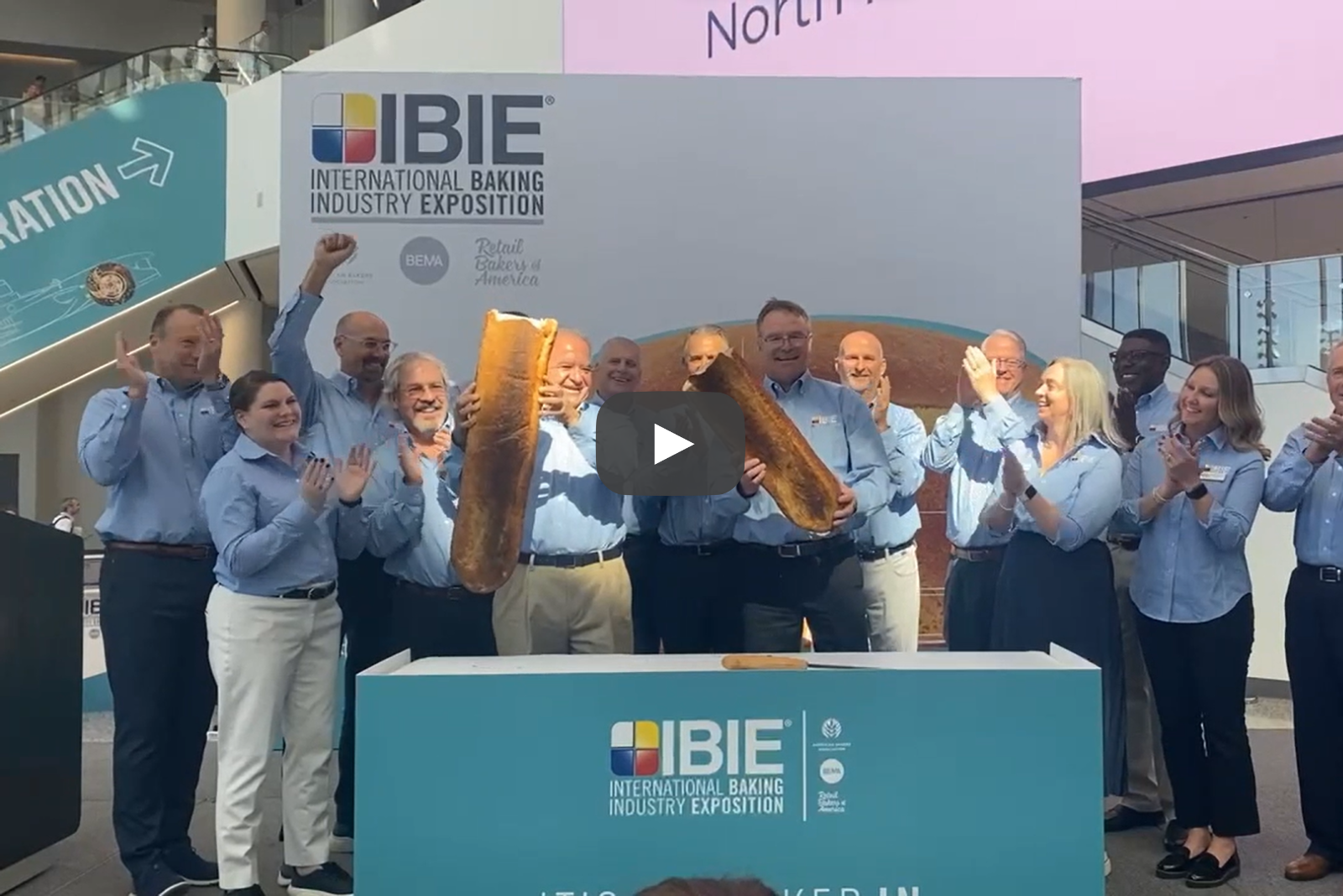 Dennis Gunnell, IBIE committee chair, at IBIE 2022 - Commercial Baking