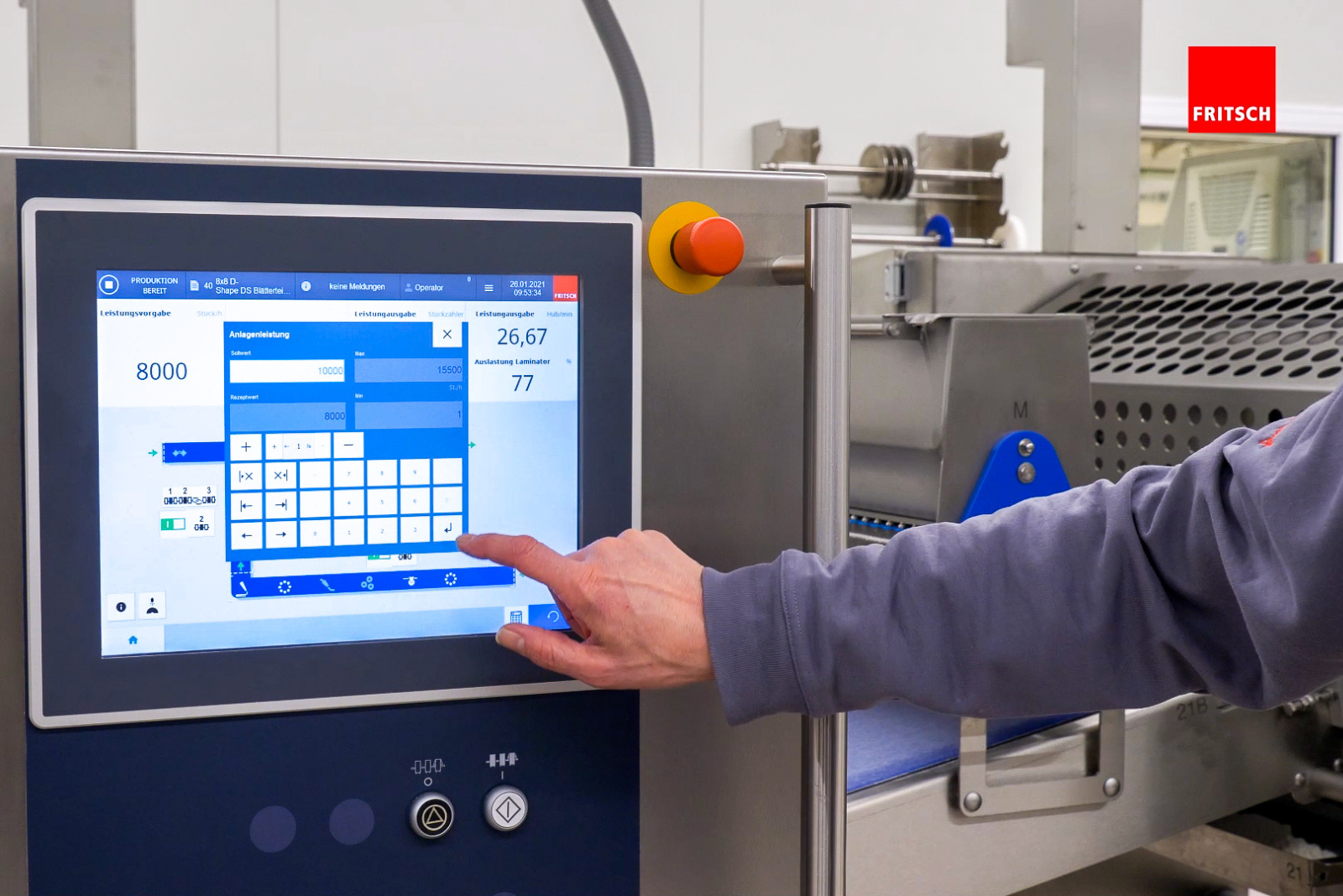 Multivac Fritsch's performance-based control system - Commercial Baking