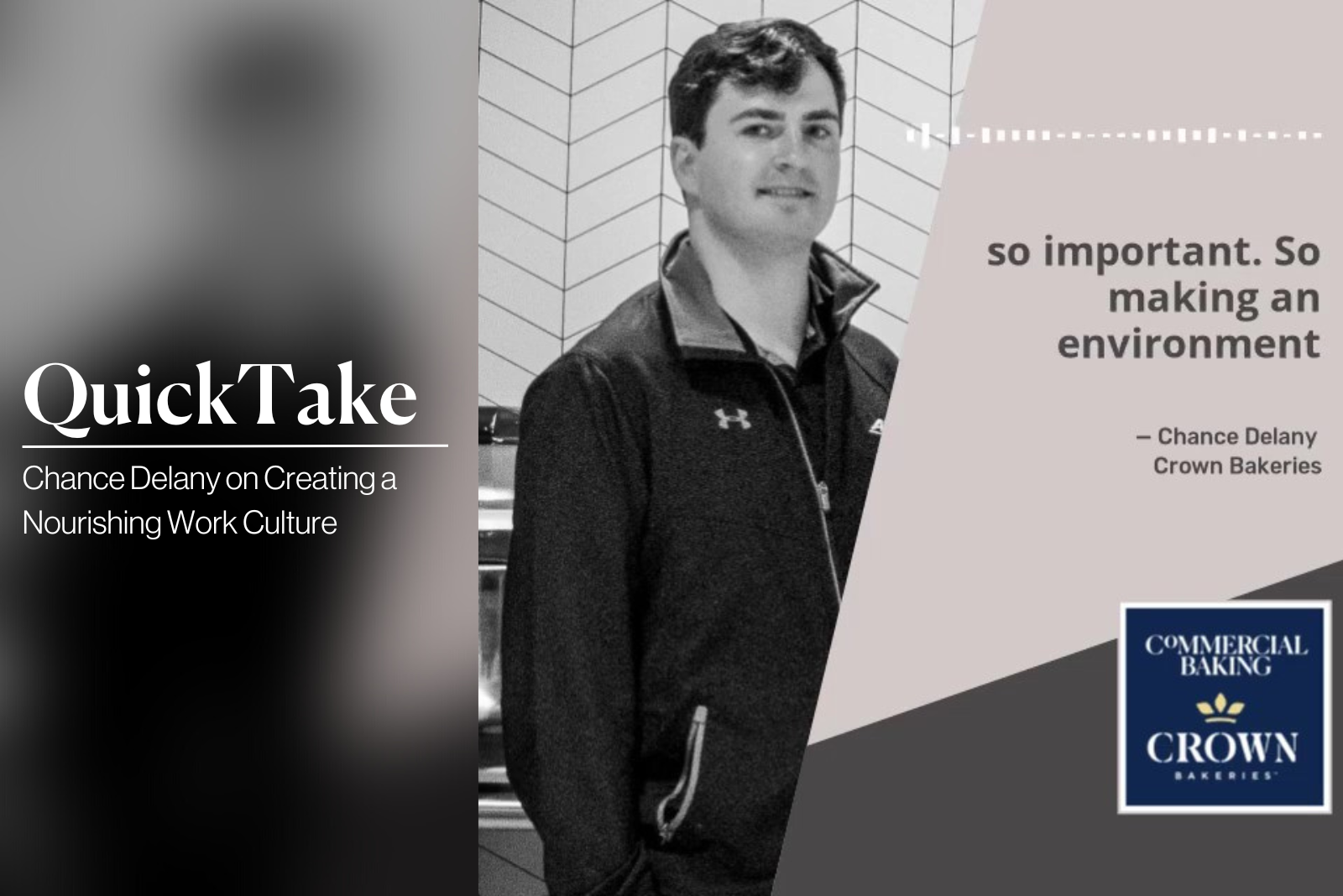 Chance Delany, director of strategic analysis for Crown Bakeries, on ...