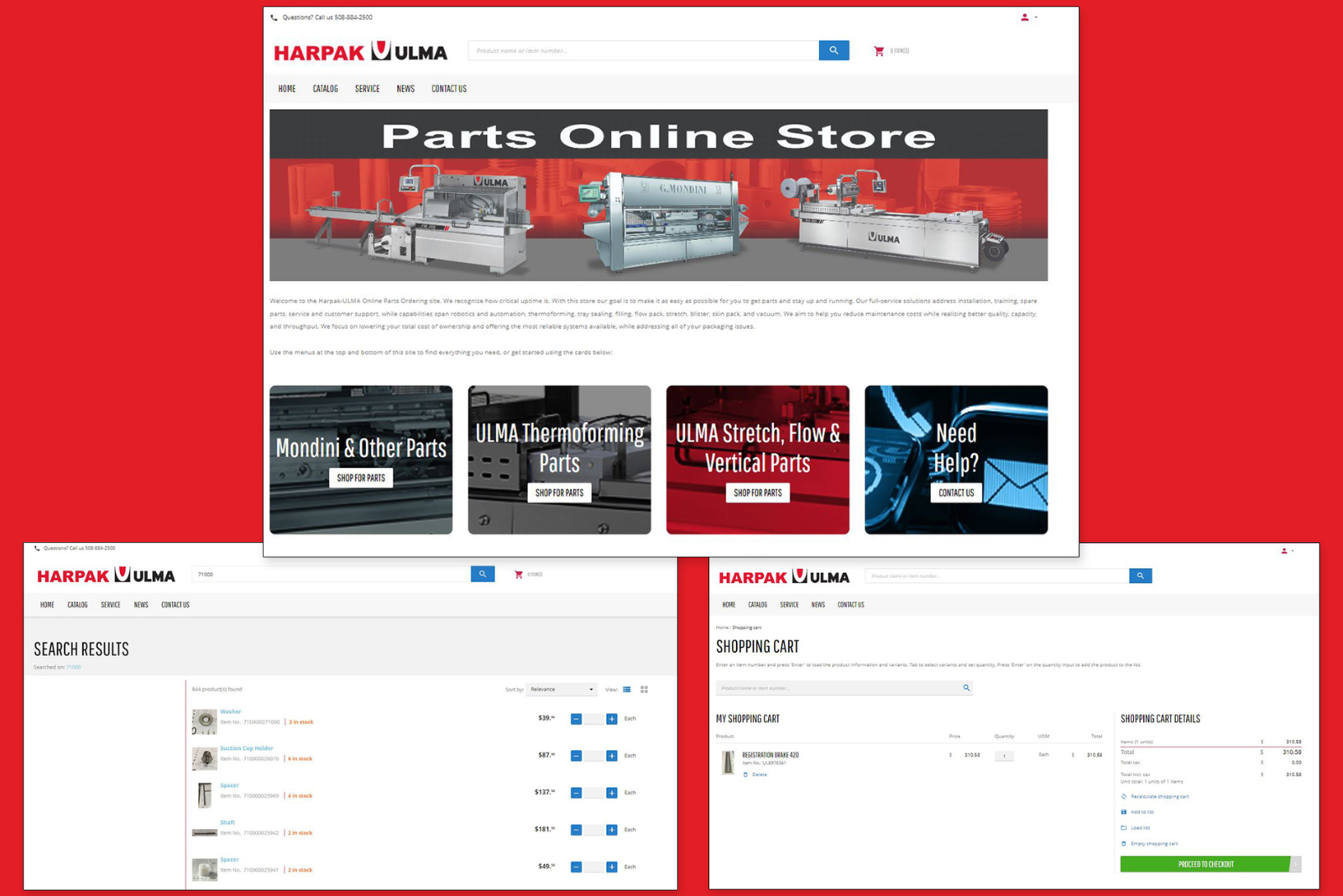 Harpak-Ulma’s customized online parts ordering system - Commercial Baking