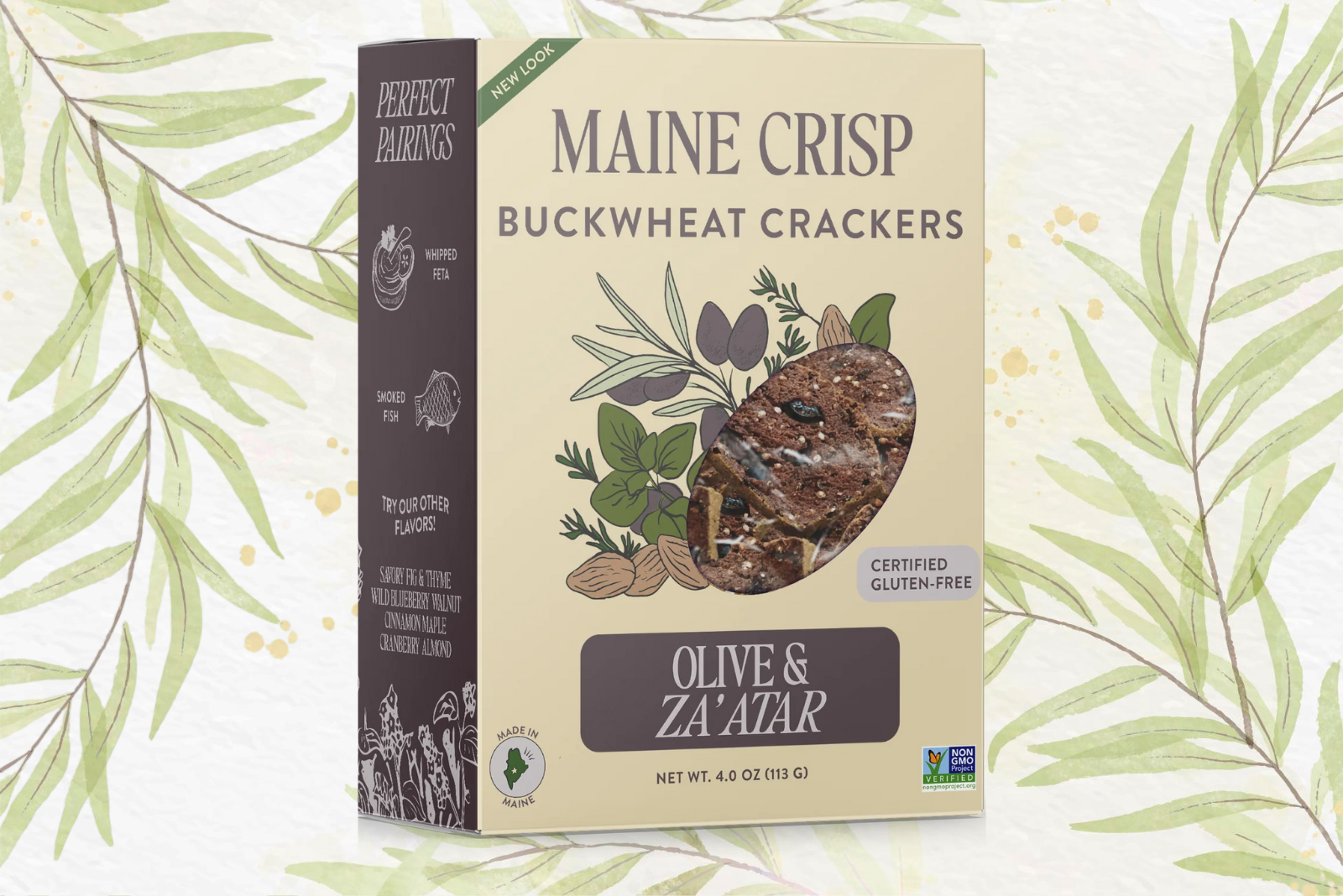 Maine Crisps reveals new Olive & Za’atar Crisps - Commercial Baking