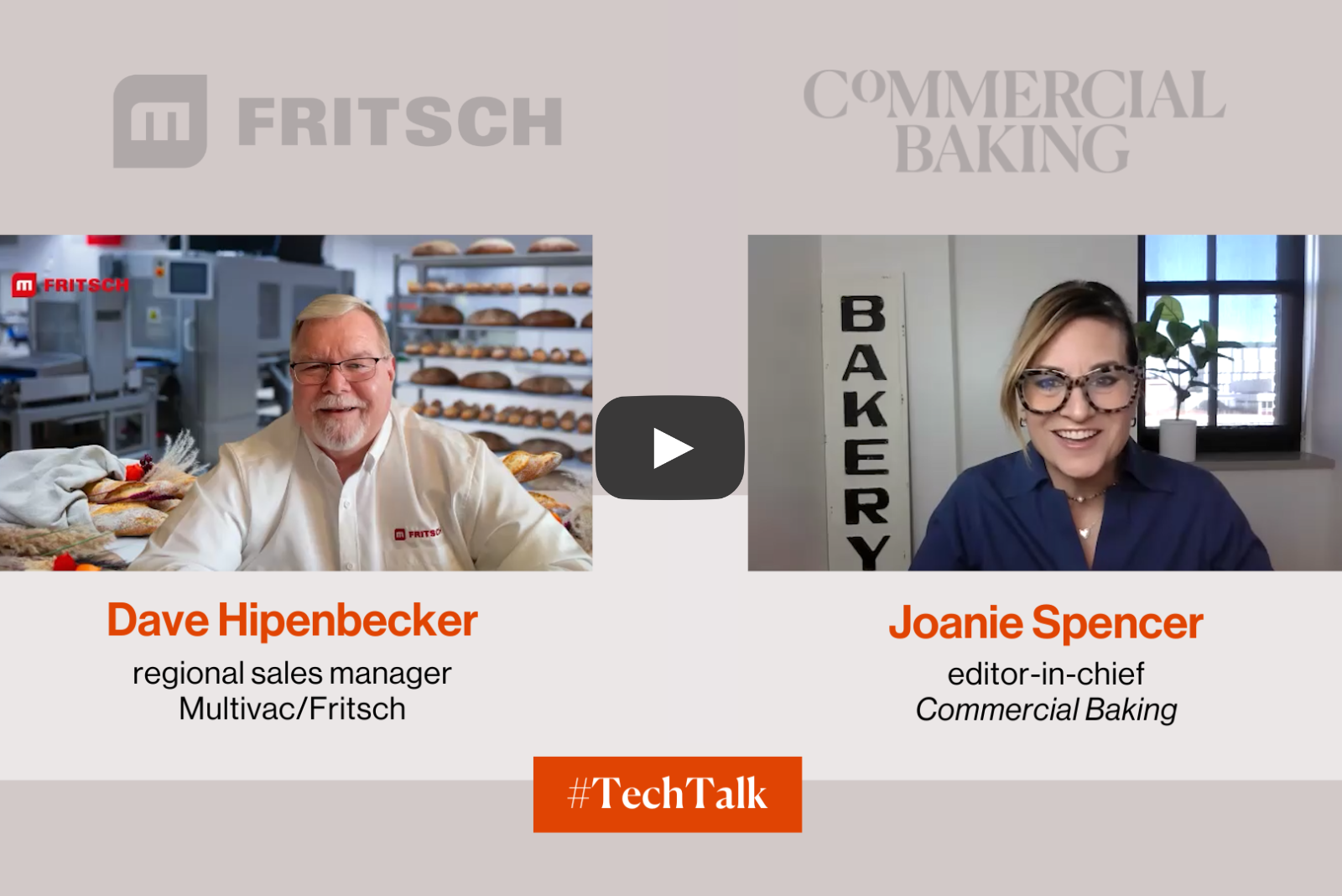 TechTalk with Dave Hipenbecker, Fritsch - Commercial Baking