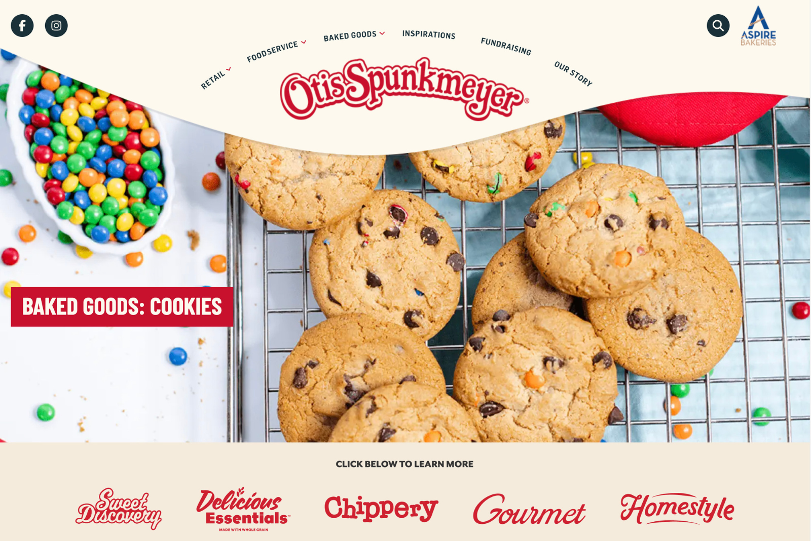 Otis Spunkmeyer reveals website redesign - Commercial Baking