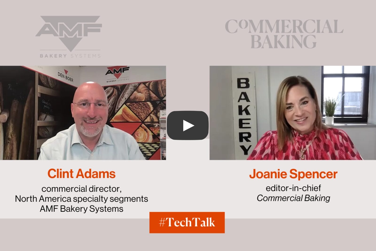TechTalk with Clint Adams, AMF Bakery Systems - Commercial Baking