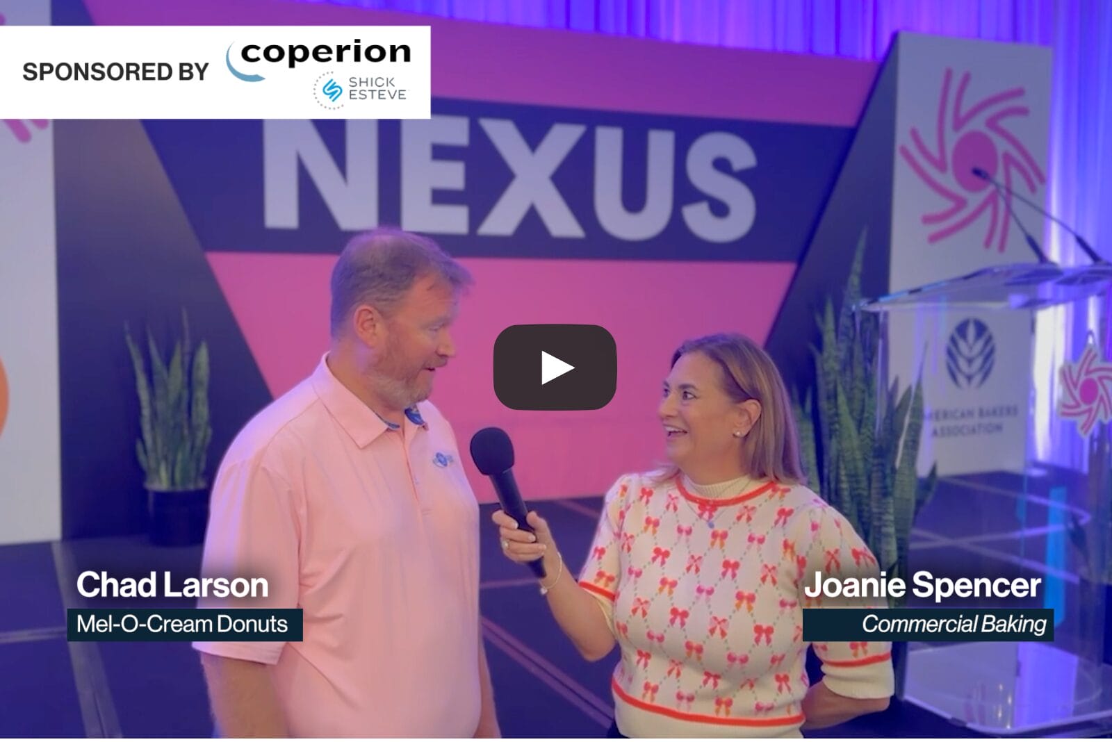 Chad Larson at NEXUS 2024 | Catching Up with Commercial Baking ...