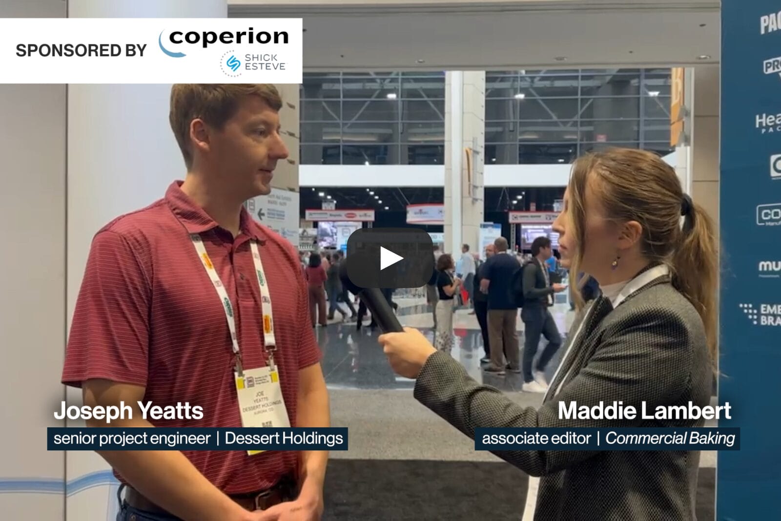 Joseph Yeatts at Pack Expo 2024 | Catching Up with Commercial Baking - Commercial Baking