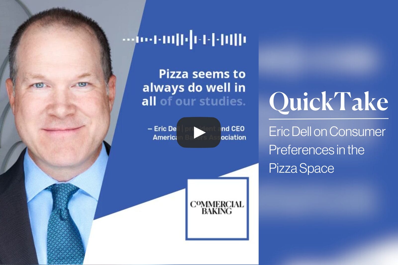 Eric Dell, American Bakers Association, on consumer preferences in the ...