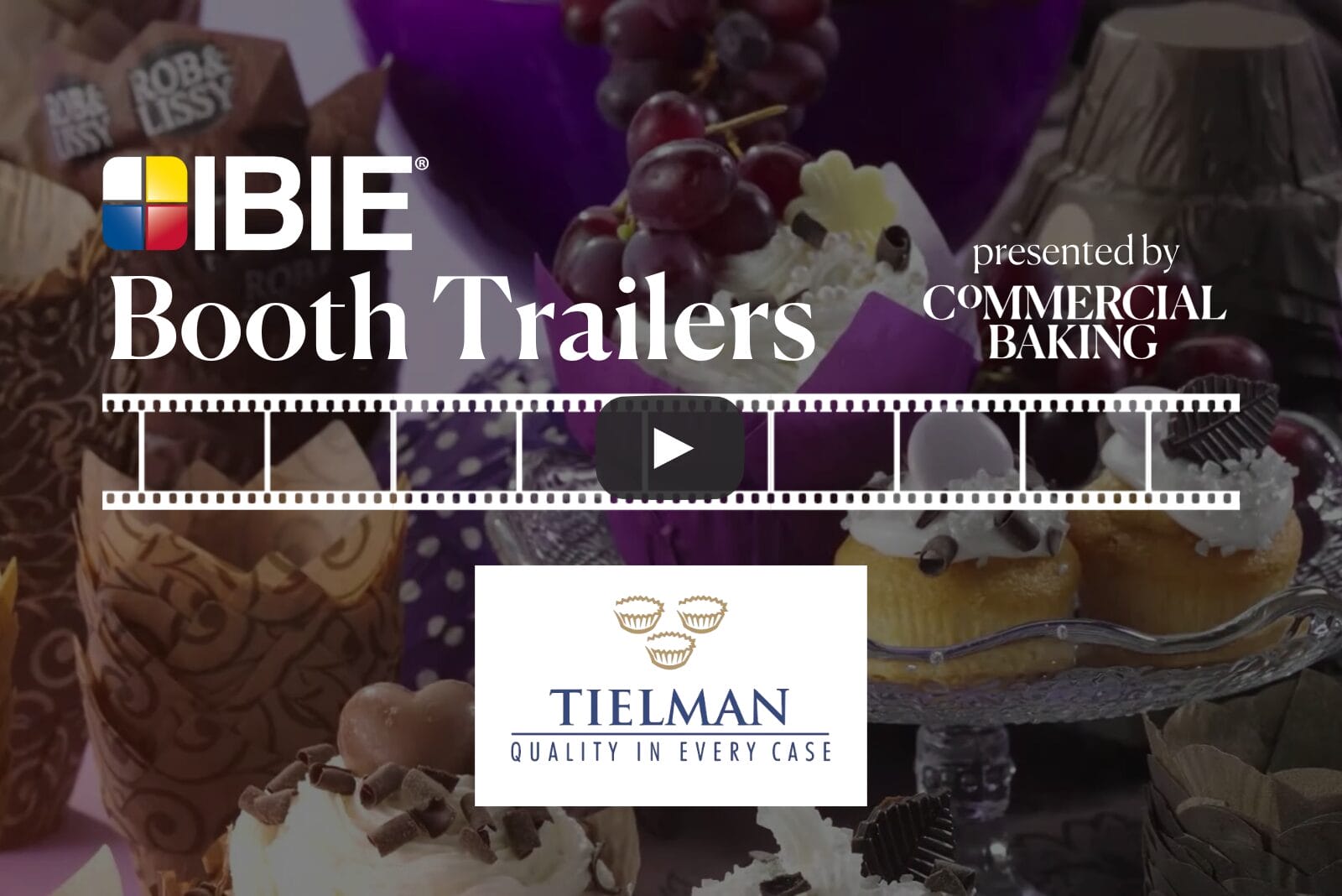 Tielman | IBIE Booth Trailer | Booth 7063 - Commercial Baking