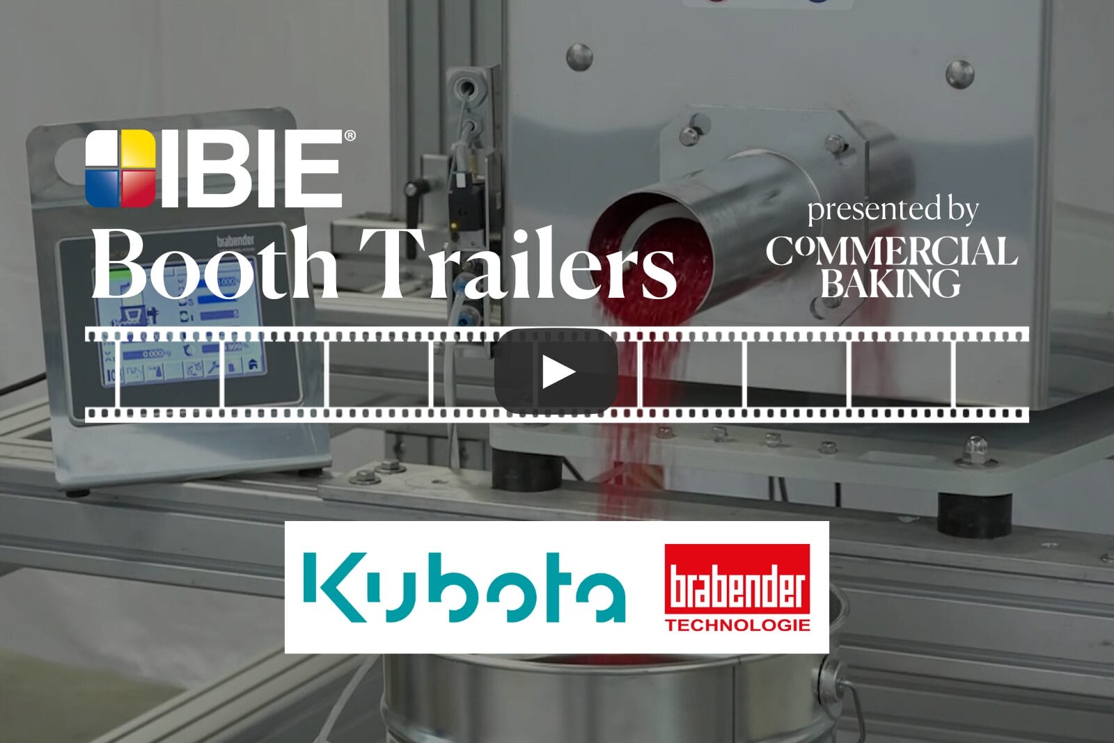 Kubota Brabender Technologie | IBIE Booth Trailer | Booth 4643 ...