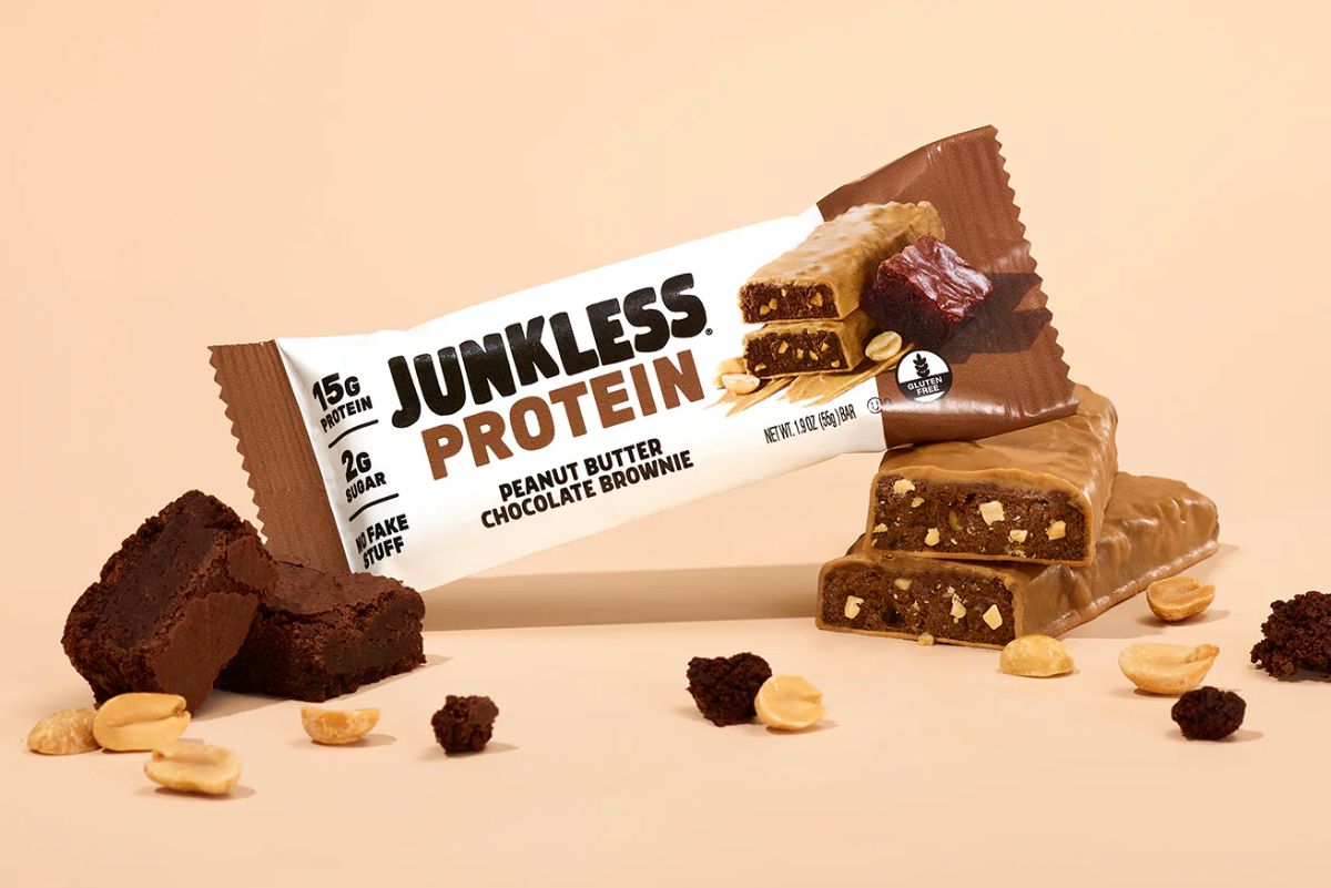 Junkless Foods indulges consumers with new protein bar - Commercial Baking